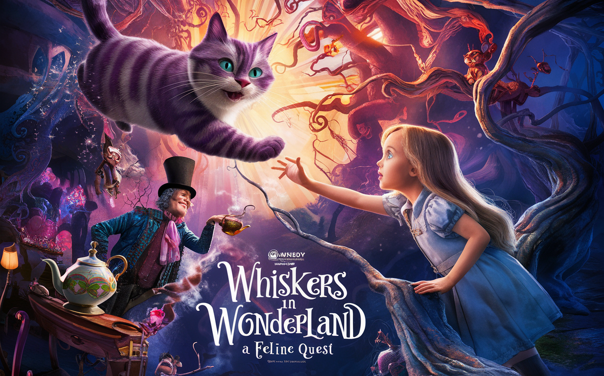 Whiskers in Wonderland: A Feline Quest - MidReal